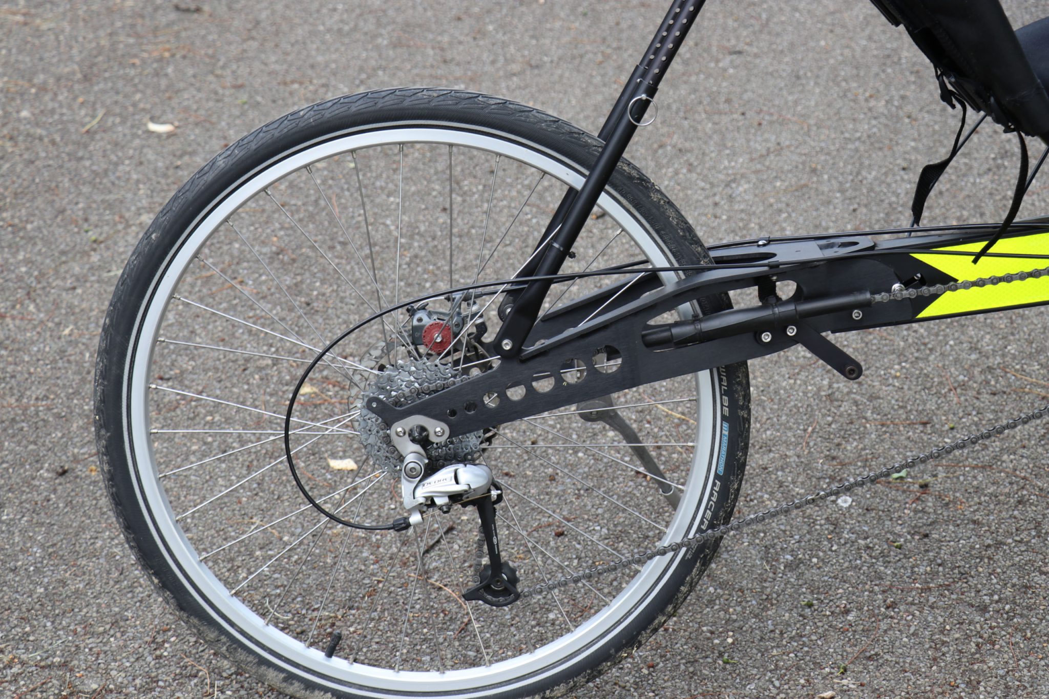 Used Linear Roadster Folding 40 Yellow - Bicycle Man