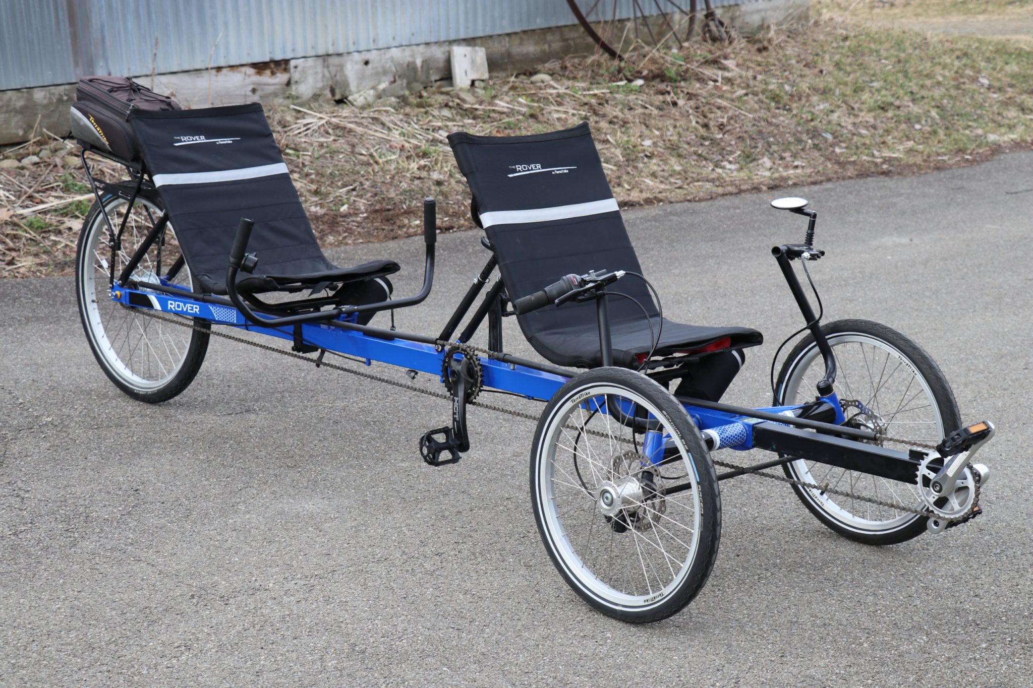 Used Terratrike Rover Tandem Blue - Bicycle Man